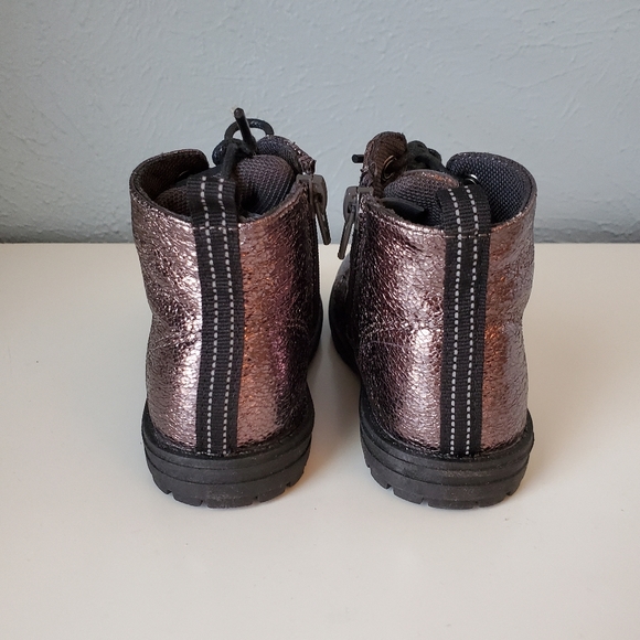 Sprox | Shoes | New Sprox Toddler Combat Boots Metallic Gun Metal ...